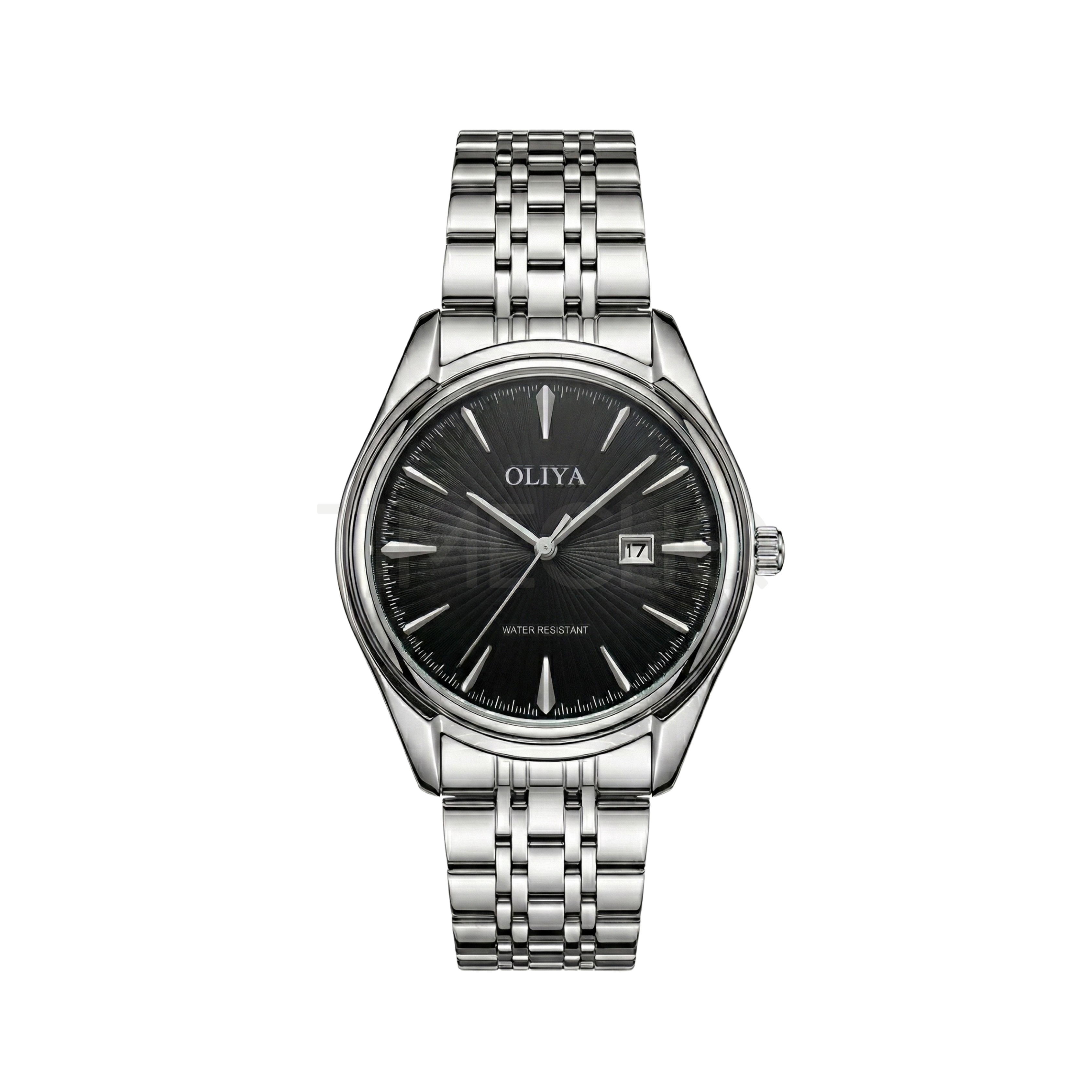 Oliya 66.160 Classic Men’s Wristwatch with Silver Stainless Steel Brac ...
